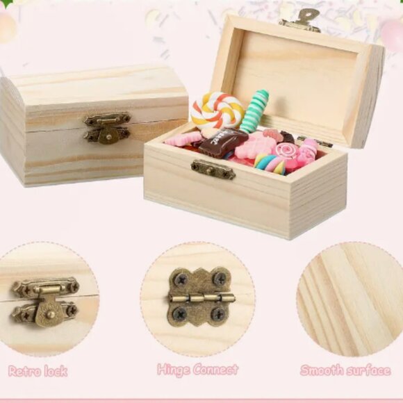 Storage & Organization | 6 Diy Wood Hinged Boxes For Crafting | Poshmark